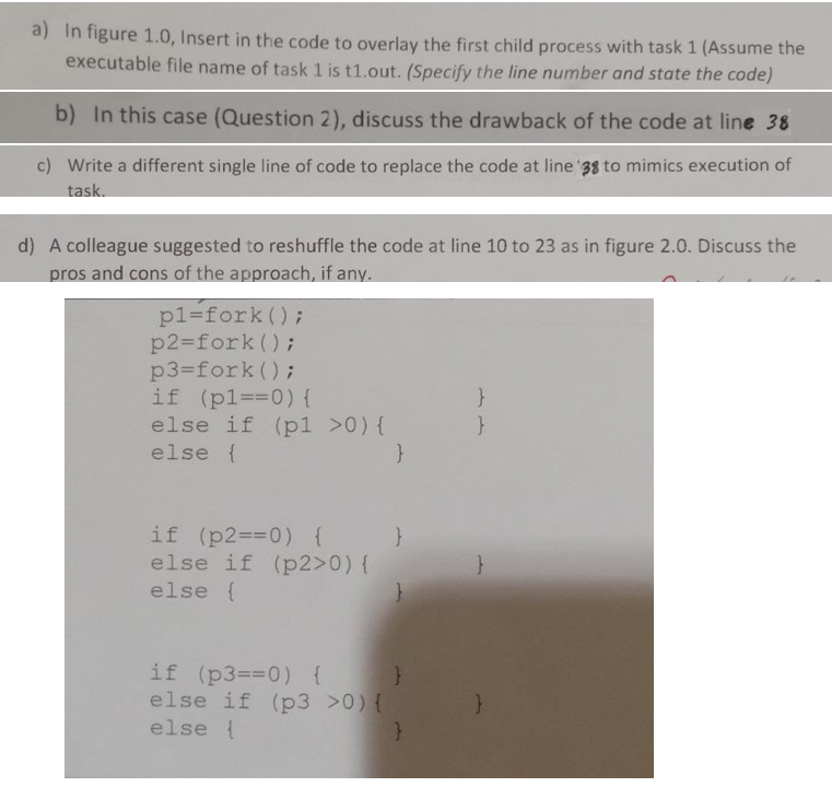 The two piece (Master.c and task1.c) of code below in | Chegg.com