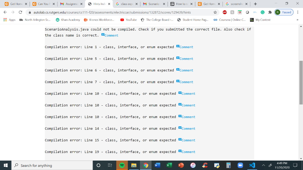 File Edit Selection View Go Run Terminal Help . | Chegg.com