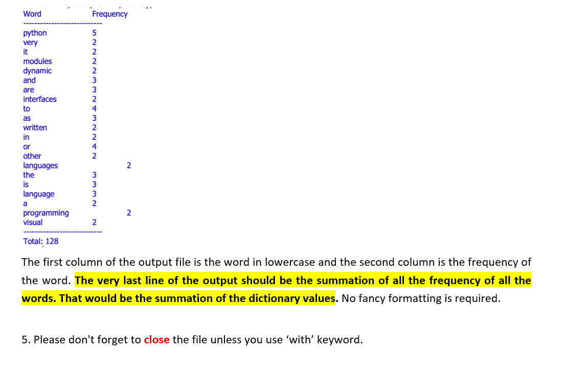Solved Topics: Functions, Files Read and write, Dictionary | Chegg.com