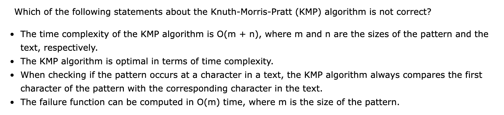 Solved Which Of The Following Statements About The 