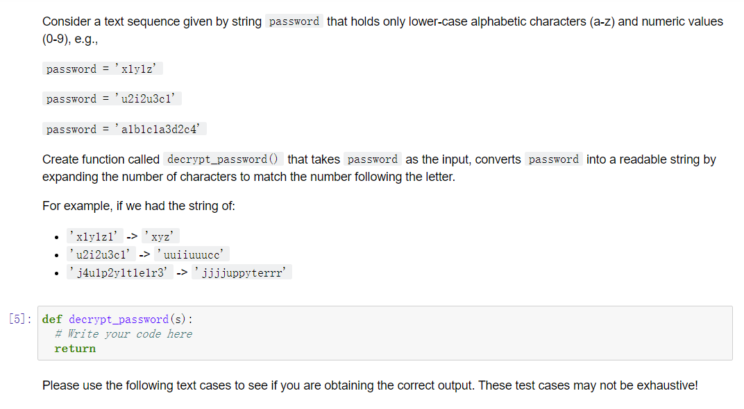 Solved Consider a text sequence given by string that holds | Chegg.com