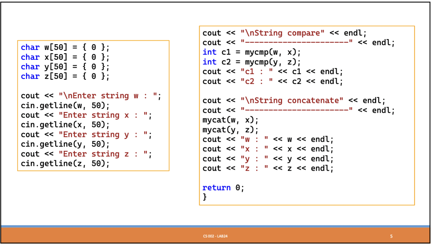 Solved Write four functions as follows: mylen mycpy mycmp | Chegg.com
