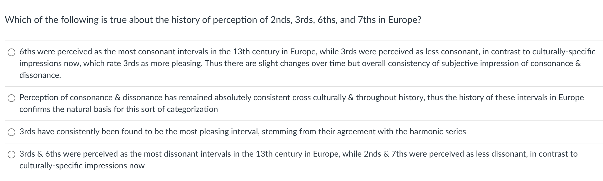 Solved Which of the following is true about the history of | Chegg.com