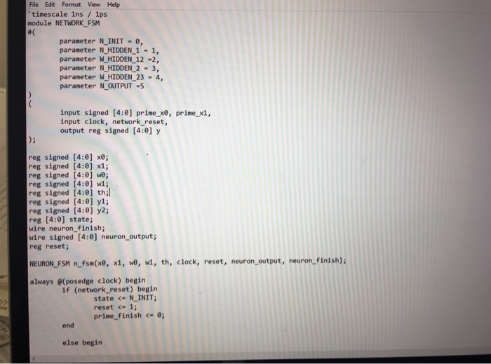 (verilog programming language) | Chegg.com