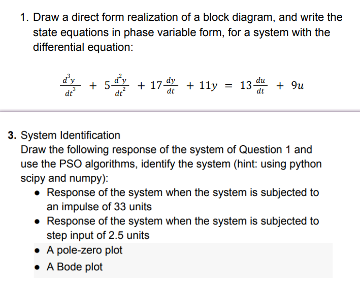 Solved Draw a direct form realization of a block diagram, | Chegg.com