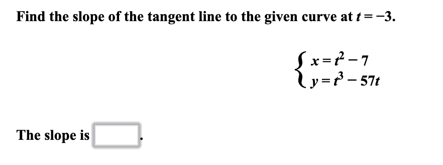 Solved Find an equation of the tangent line to the curve | Chegg.com