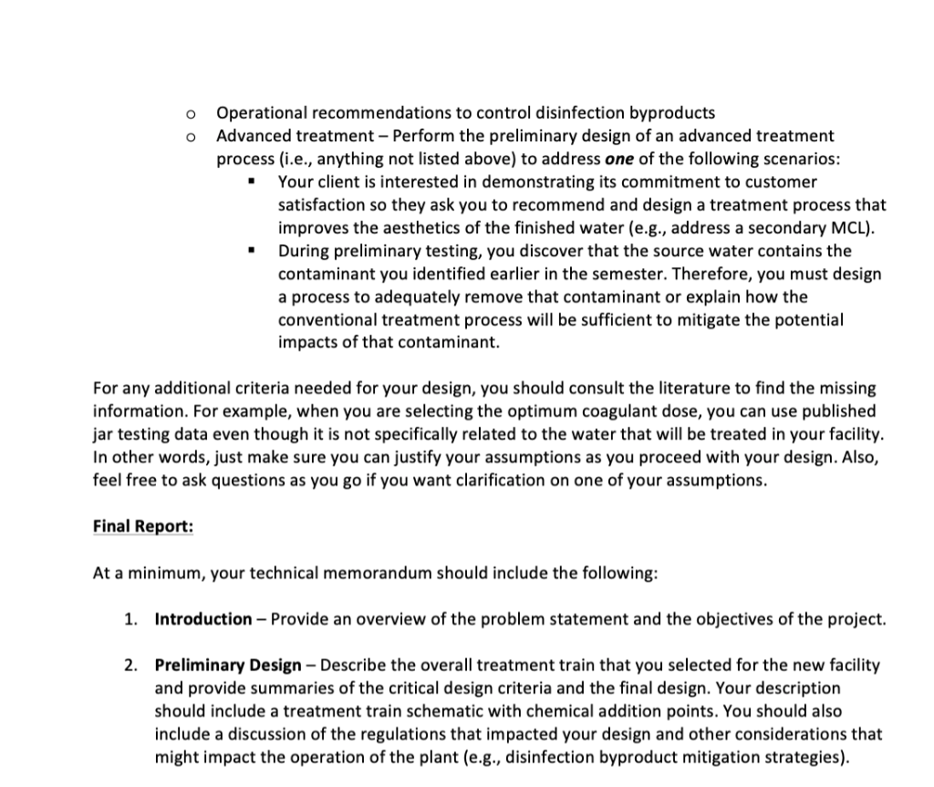 Design Project Description: Your consulting firm has | Chegg.com