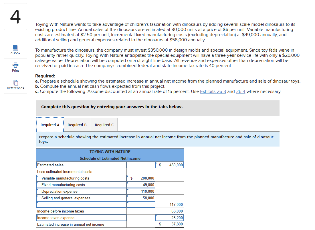 Solved I need the return on average investment and net | Chegg.com