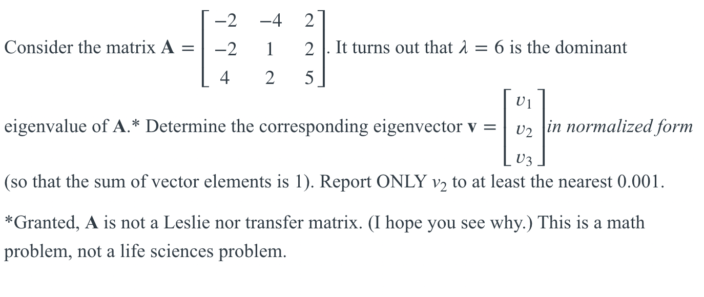 Solved -2 -4 2 Consider the matrix A = -2 1 2 It turns out | Chegg.com