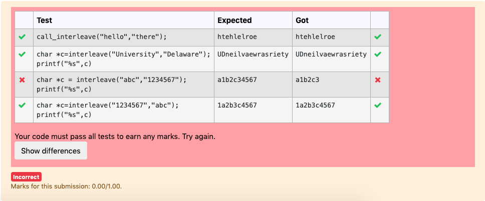 Solved Can you fix my code so it no longer fails the test? | Chegg.com