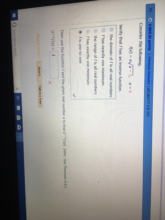 Solved 7. 2.96/5.92 points | Previous Answers LarcalcET7 | Chegg.com