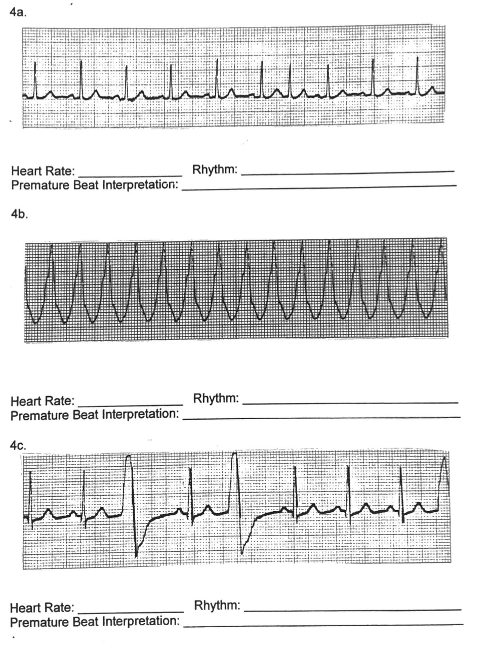 please help me find the heart rate by using the | Chegg.com