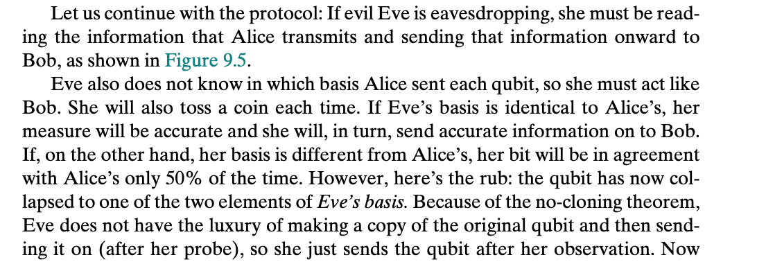 Solved Let us continue with the protocol: If evil Eve is | Chegg.com