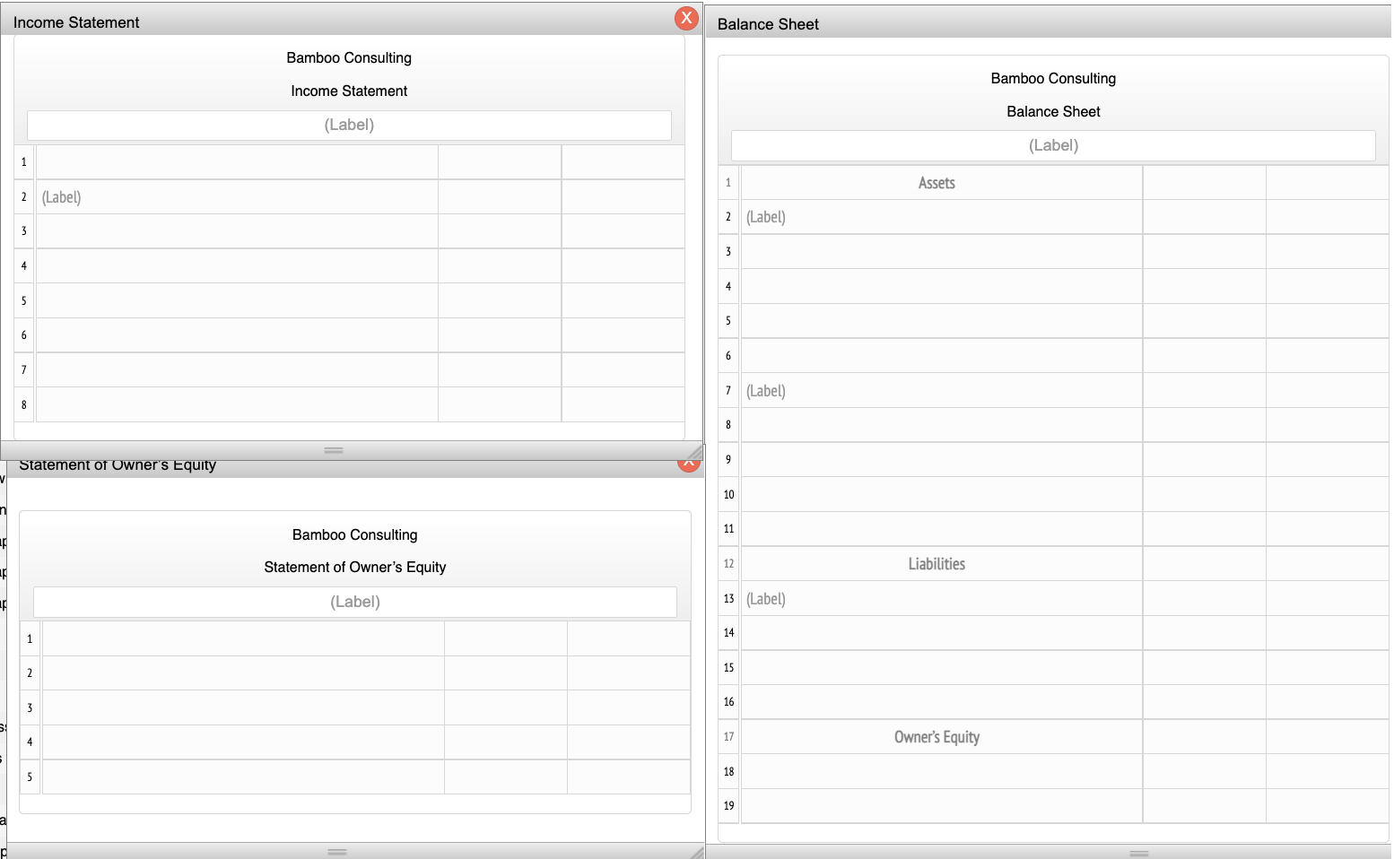 Solved Bamboo Consulting is a consulting firm owned and | Chegg.com