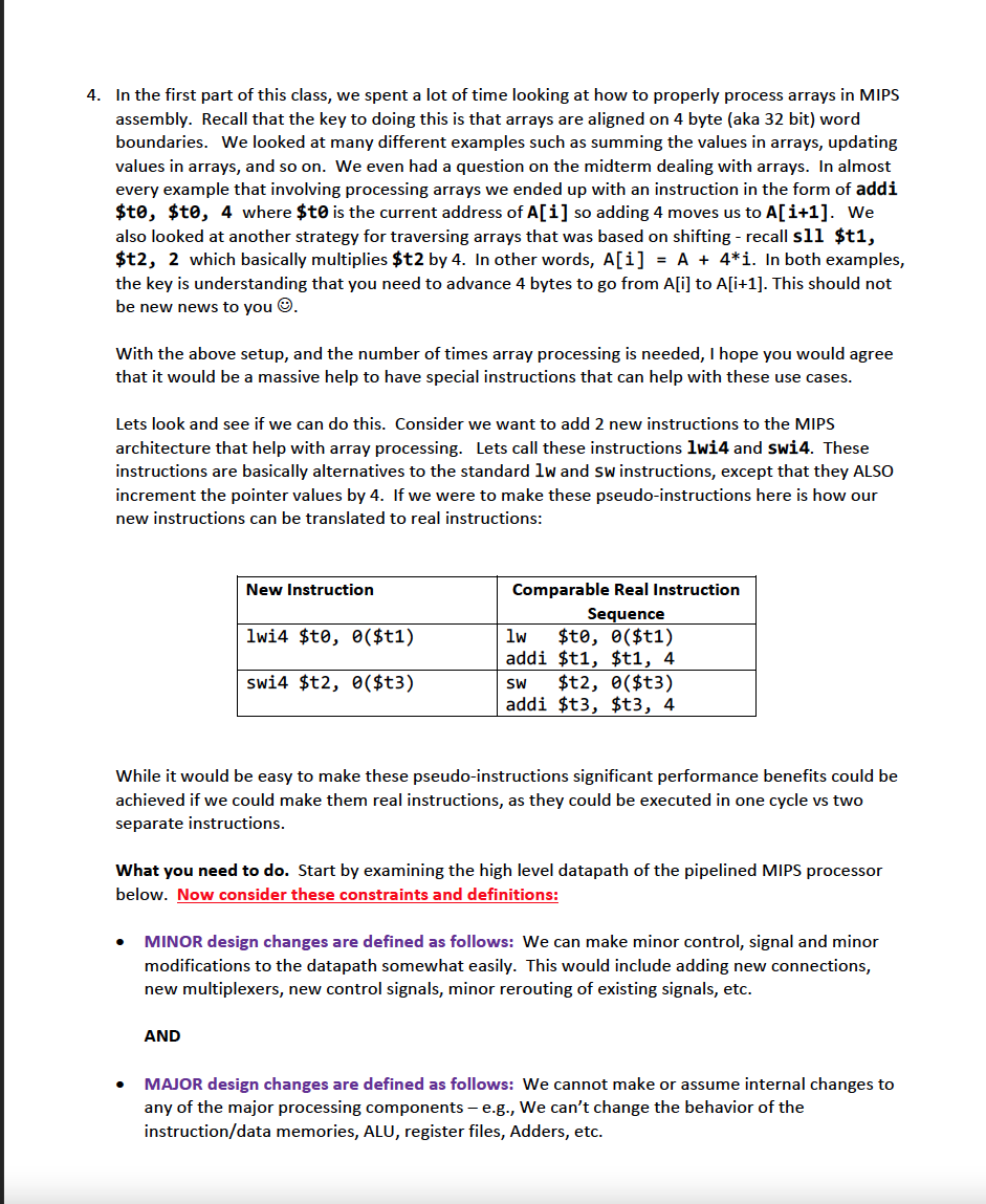 Solved In the first part of this class, we spent a lot of | Chegg.com