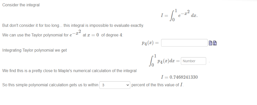 Solved Consider the integral I= da. But don't consider it | Chegg.com