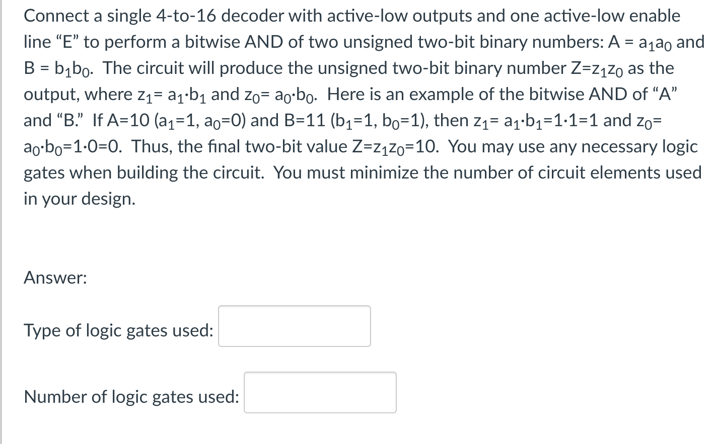 Solved Connect a single 4-to-16 decoder with active-low | Chegg.com