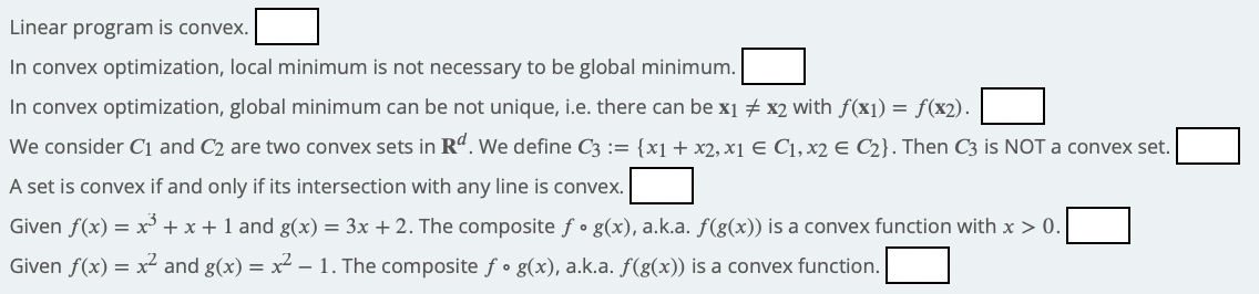 Solved Linear program is convex. In convex optimization, | Chegg.com