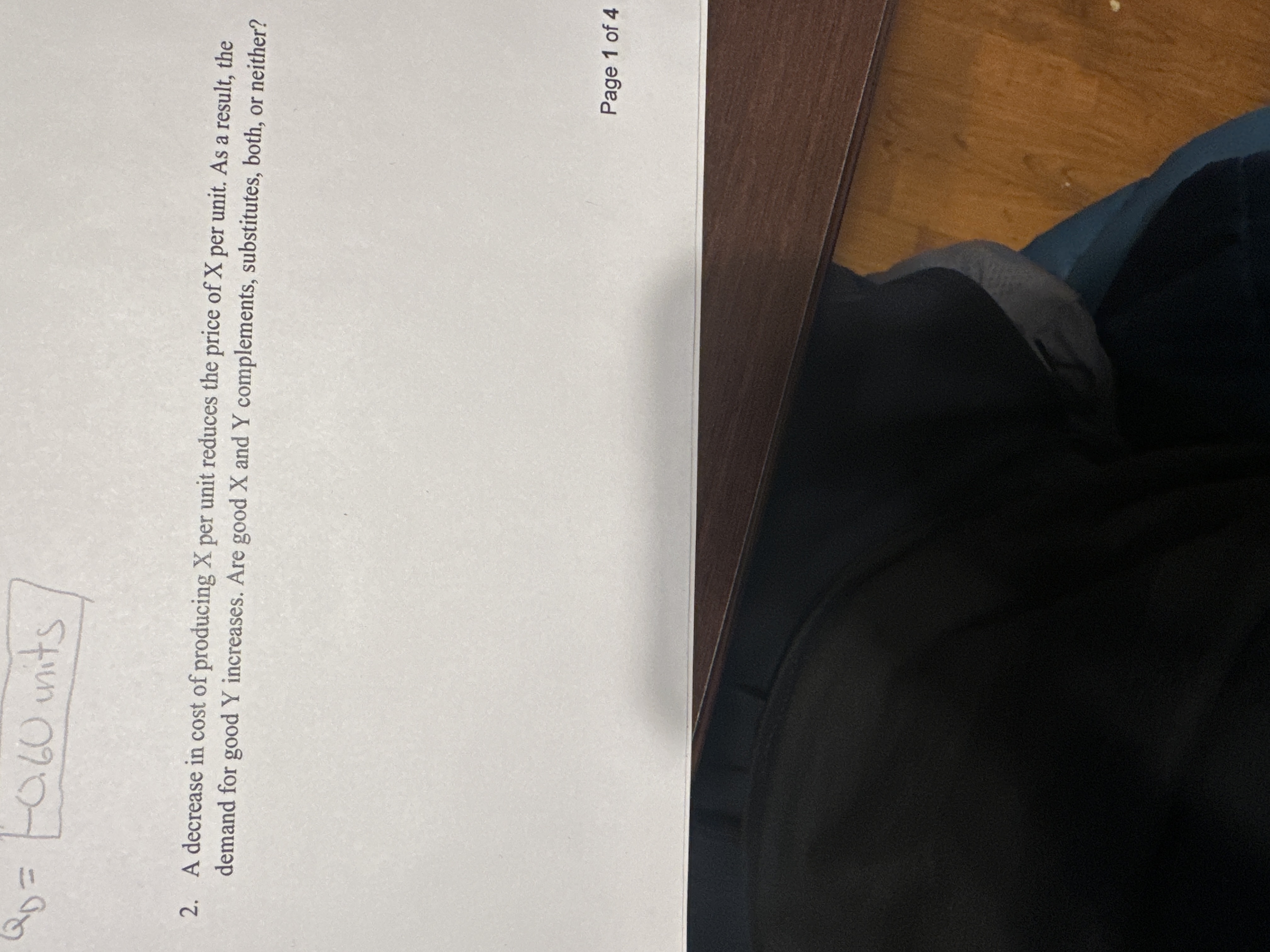 Solved A decrease in cost of producing x ﻿per unit reduces | Chegg.com