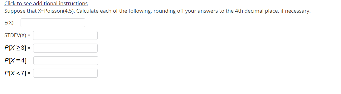 Solved Click to see additional instructions Suppose that X | Chegg.com