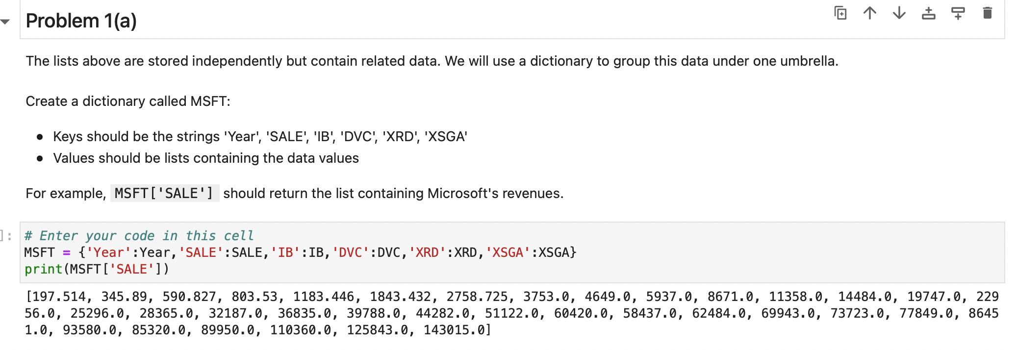 Solved In this problem, you will see how dictionaries can be | Chegg.com