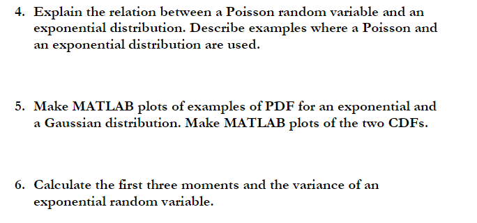 Solved 4. Explain the relation between a Poisson random | Chegg.com