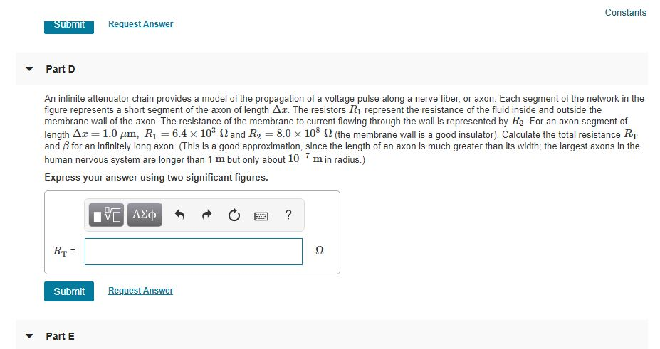 Solved The infinite network of resistors shown in the figure | Chegg.com