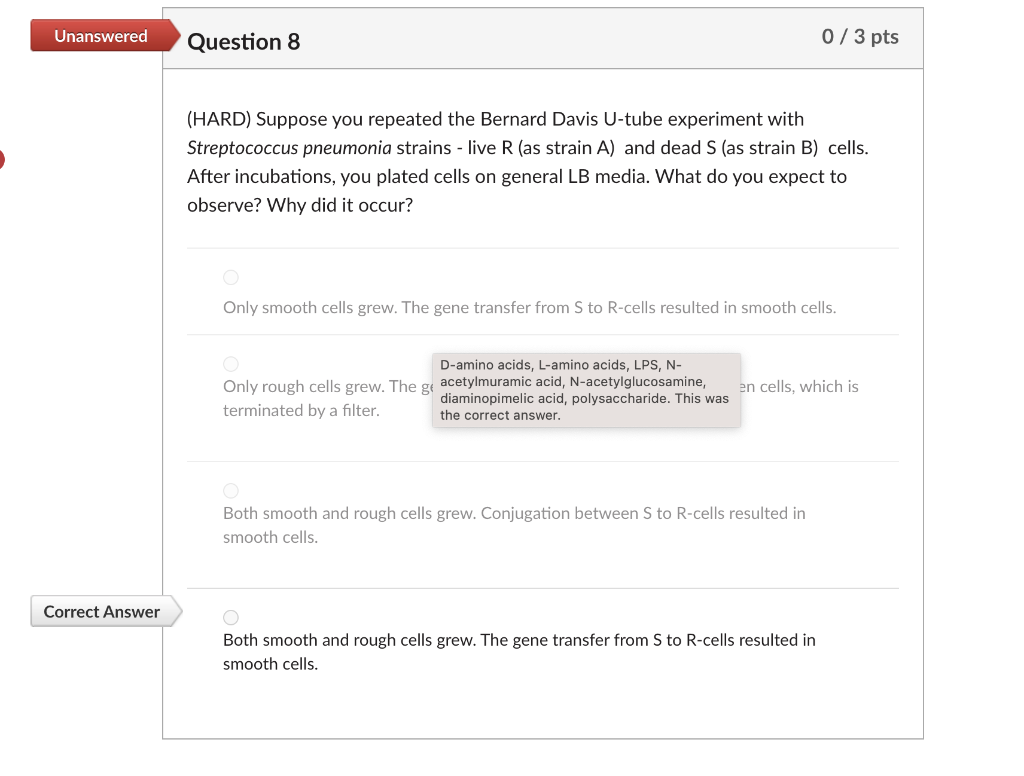 Solved (HARD) Suppose you repeated the Bernard Davis U-tube | Chegg.com