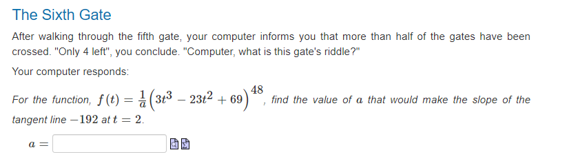 Solved The Sixth Gate After walking through the fifth gate, | Chegg.com
