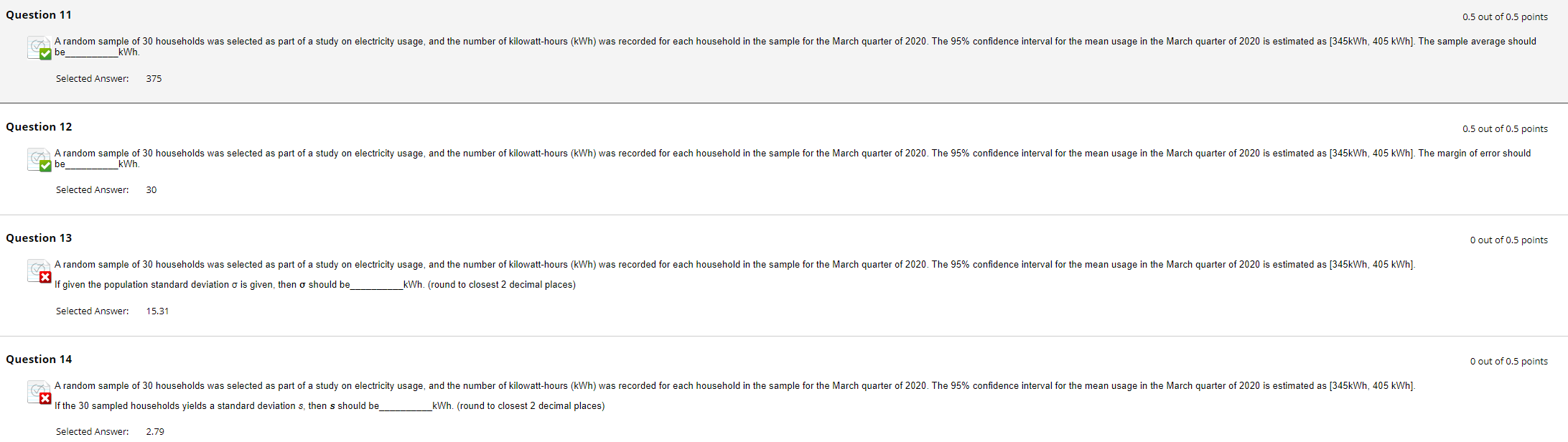 Solved Question 11 0.5 out of 0.5 points Selected Answer: | Chegg.com Solved Question 11 0.5 out of 0.5 points Selected Answer: | Chegg.com