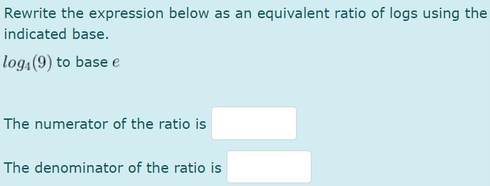 Solved Rewrite the expression below as an equivalent ratio | Chegg.com
