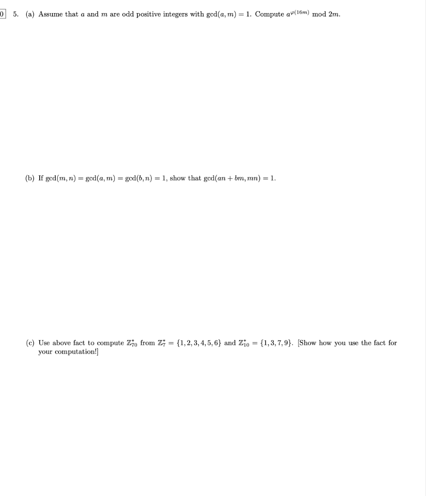 Solved (1) If a∣b and b∣a, then a=b. True False (2) Assume | Chegg.com