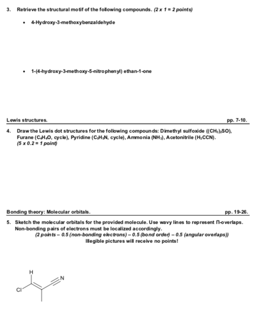 Solved Formal charge. Functional groups. pp. 7, 50-52 1. | Chegg.com