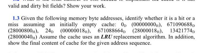 Solved solve part 1.3 only in details please also make sure | Chegg.com