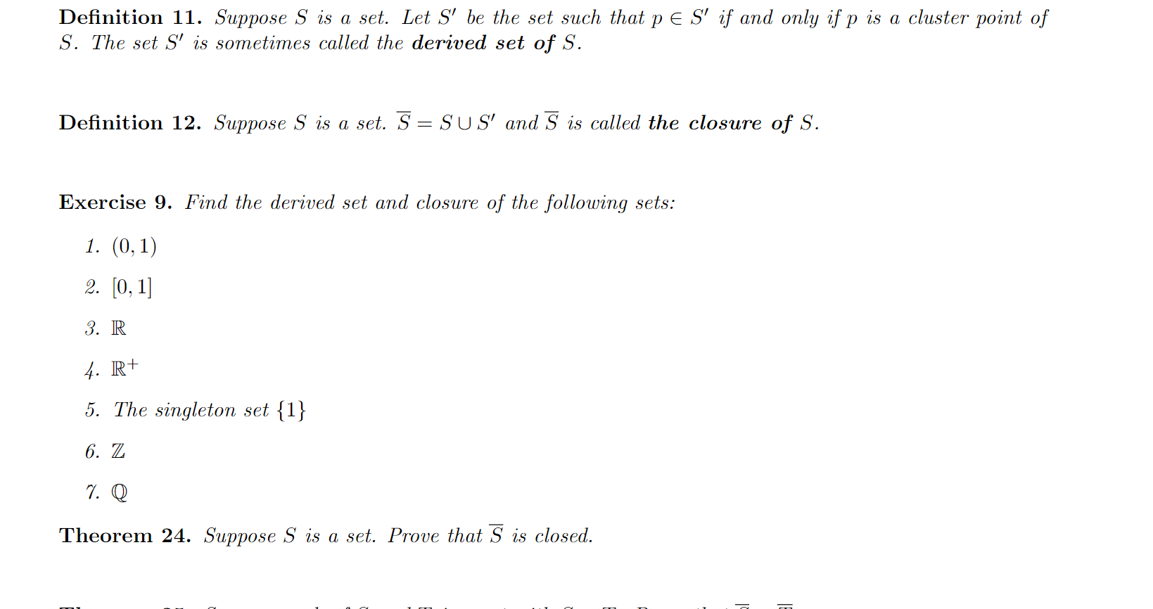 Solved Definition 11. Suppose S is a set. Let S' be the set | Chegg.com