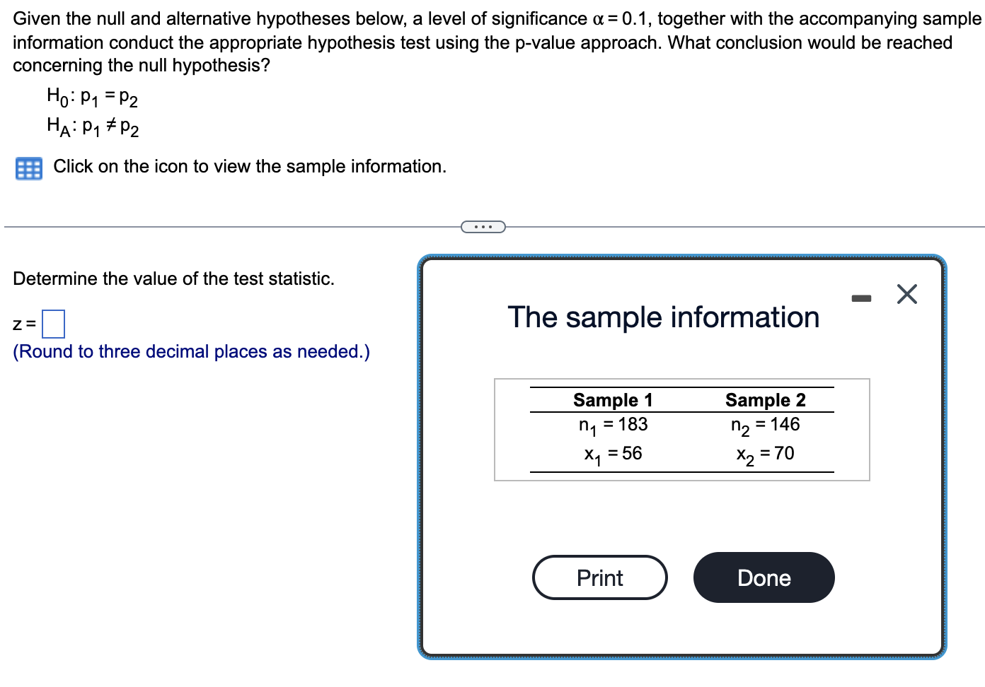 Solved Given the null and alternative hypotheses below, a | Chegg.com