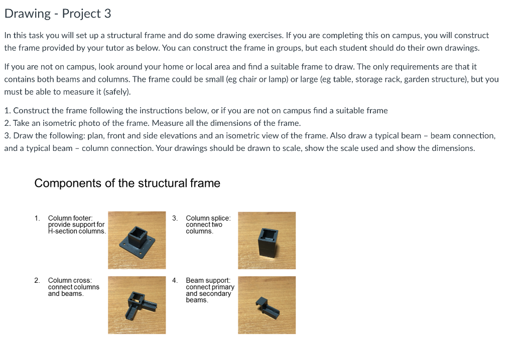 Drawing - Project 3 In this task you will set up a | Chegg.com