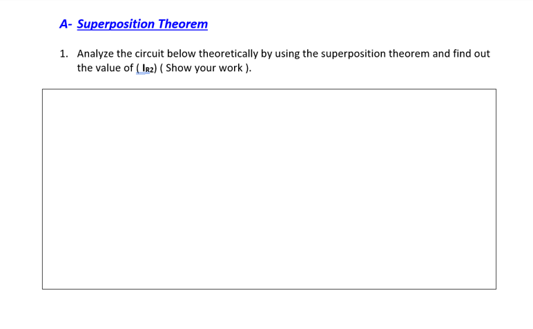 Solved 1. Analyze the circuit below theoretically by using | Chegg.com