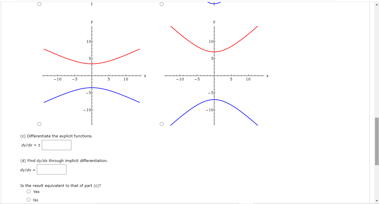 Solved Consider the following. x2 + y2 = 49 (a) Find two | Chegg.com