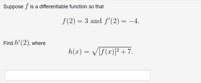 Solved The answers are not -3/4 for the first or -19 for the | Chegg.com