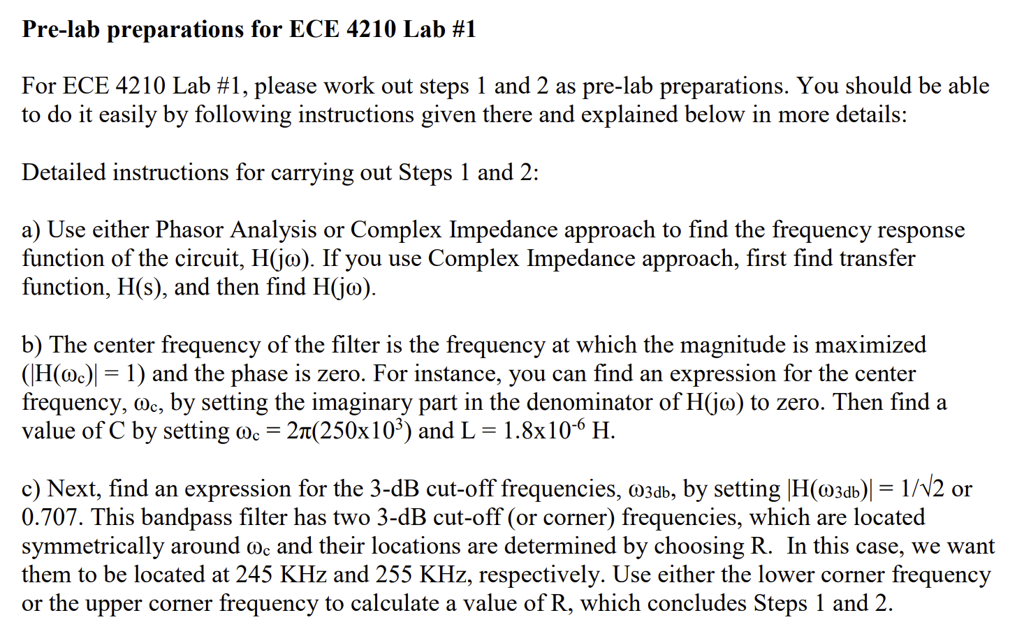 Solved 1. Using either phasor analysis or any other method, | Chegg.com