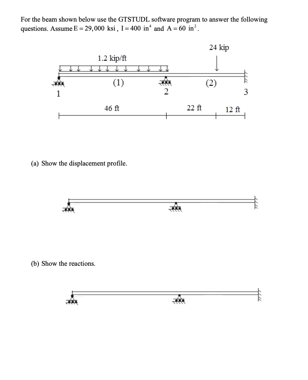 Solved Use the virtual force method to determine θA and vC | Chegg.com