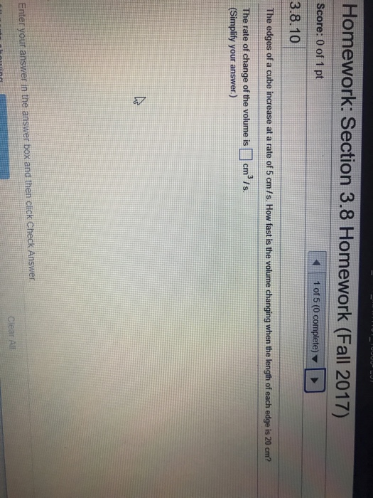 Solved Homework Section 3 8 Homework Fall 2017 Score 0