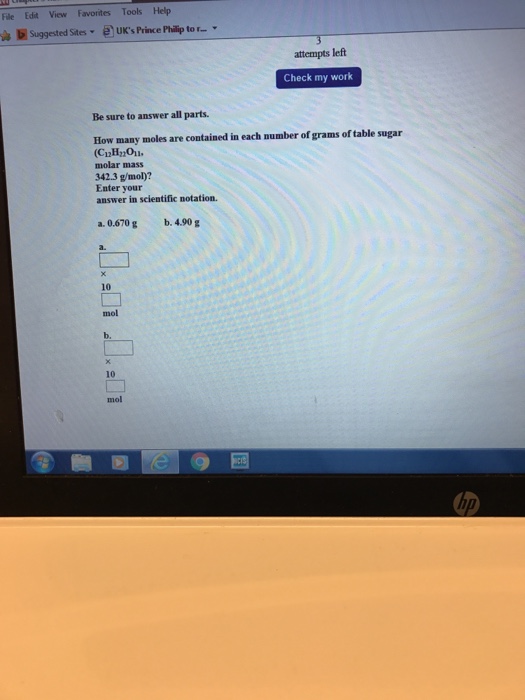 Solved How many moles are contained in each number of grams | Chegg.com