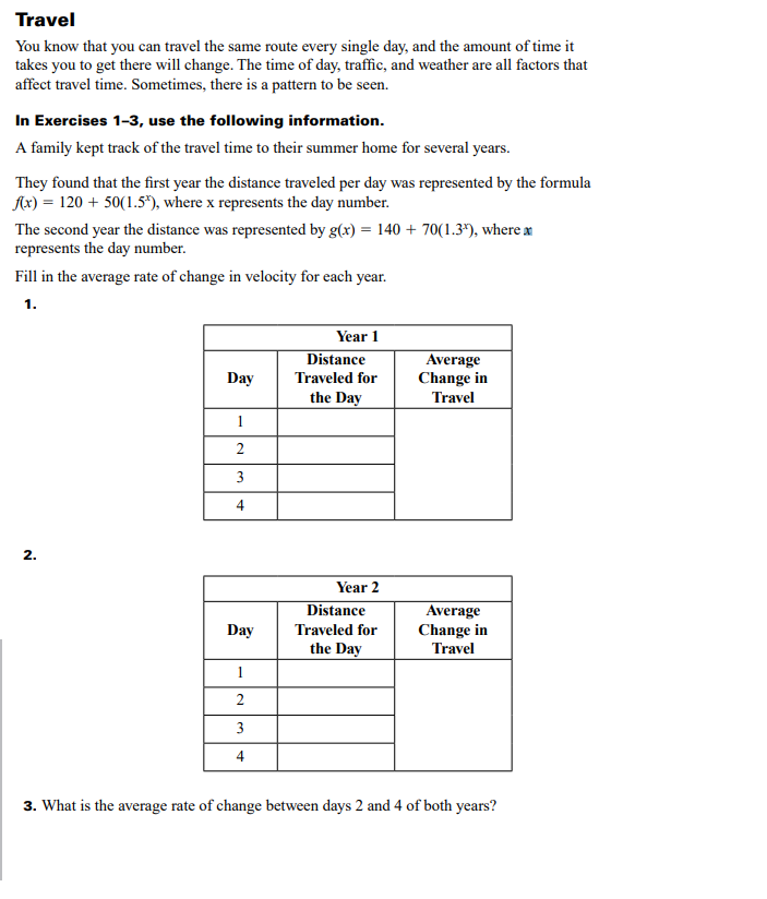 Solved Travel You know that you can travel the same route | Chegg.com