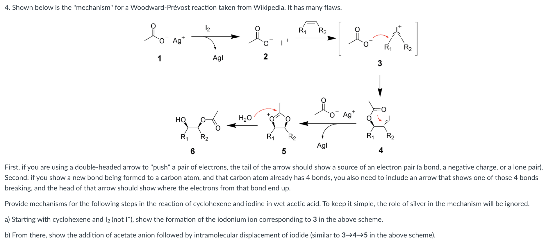 4. Shown below is the "mechanism" for a | Chegg.com