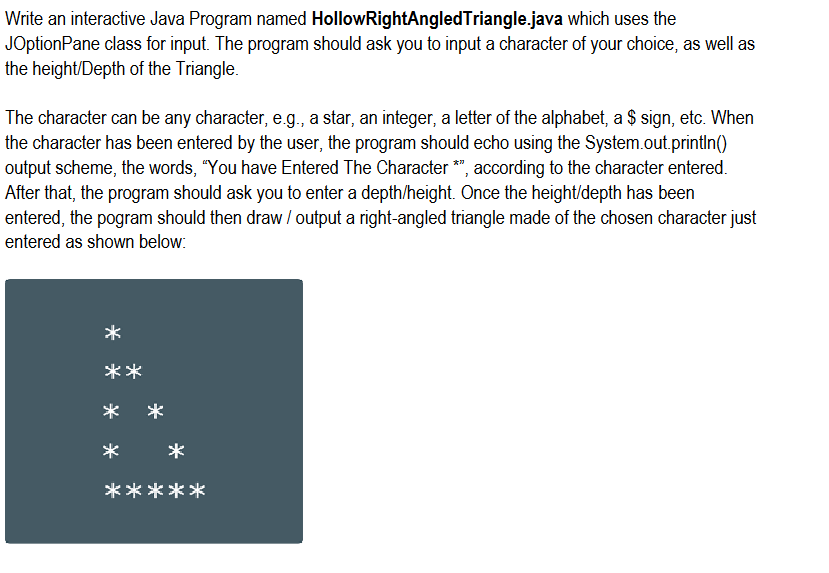 Solved Write an interactive Java Program named | Chegg.com