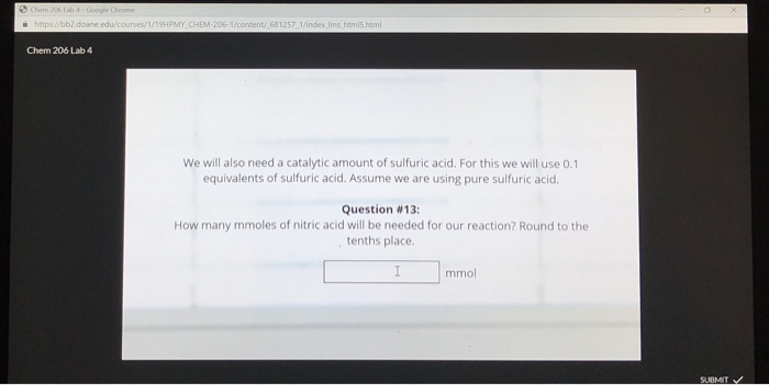 Solved: Chem 206 Lab 4-Google Cheome Https//bb2.doane.edu/... | Chegg.com Solved: Chem 206 Lab 4-Google Cheome Https//bb2.doane.edu/... | Chegg.com