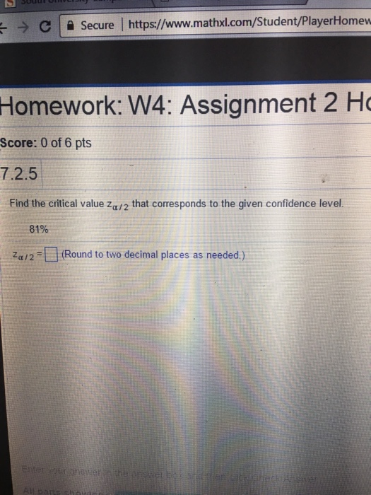 Solved Find the critical value z_alpha/2 that corresponds to | Chegg.com