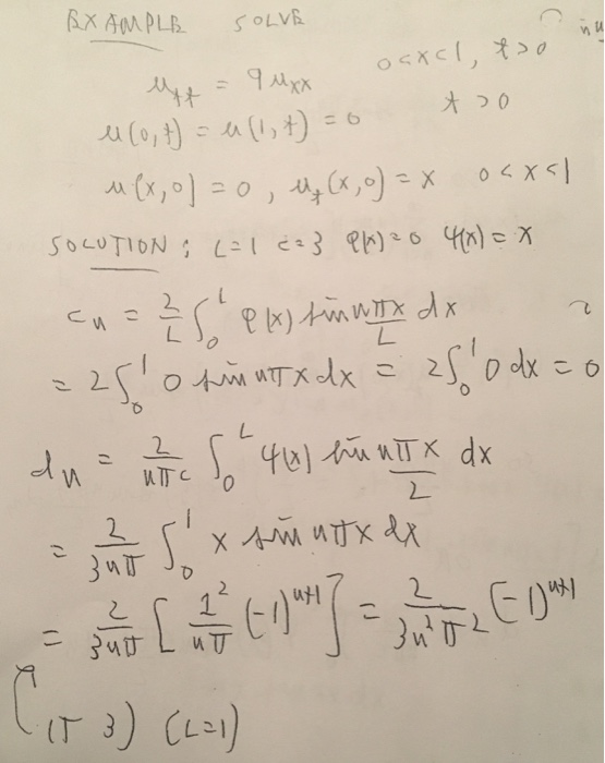 Solved This is an example problem that the solution should | Chegg.com